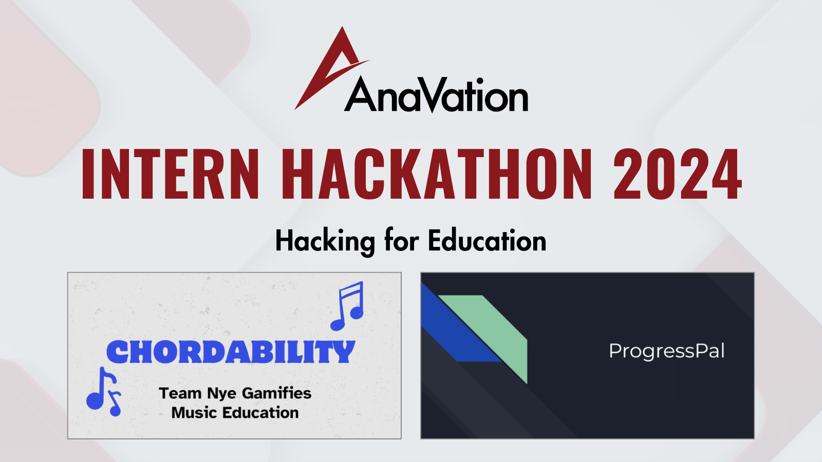 AnaVation's Intern Hackathon 2024: Hacking for Education - AnaVation