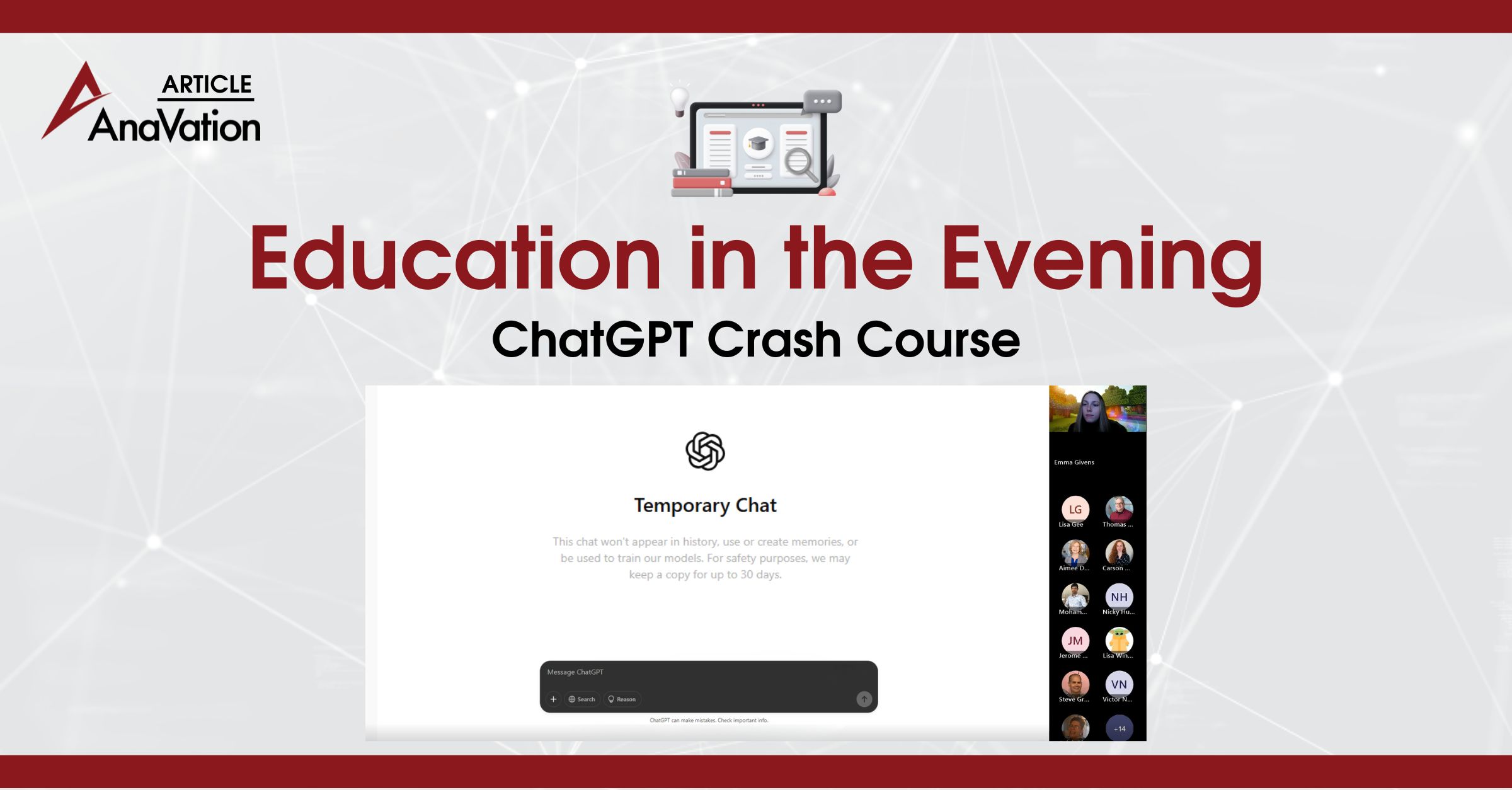 EiTE Recap: ChatGPT Crash Course - AnaVation